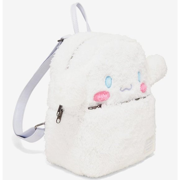Loungefly | Bags | Loungefly Cinnamoroll Fuzzy White Sherpa Mini ...